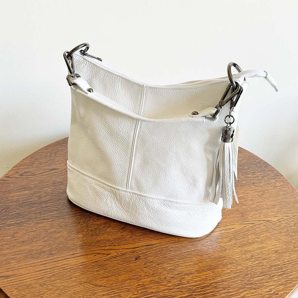 Jean leather shoulder bag – Freedom Road Style